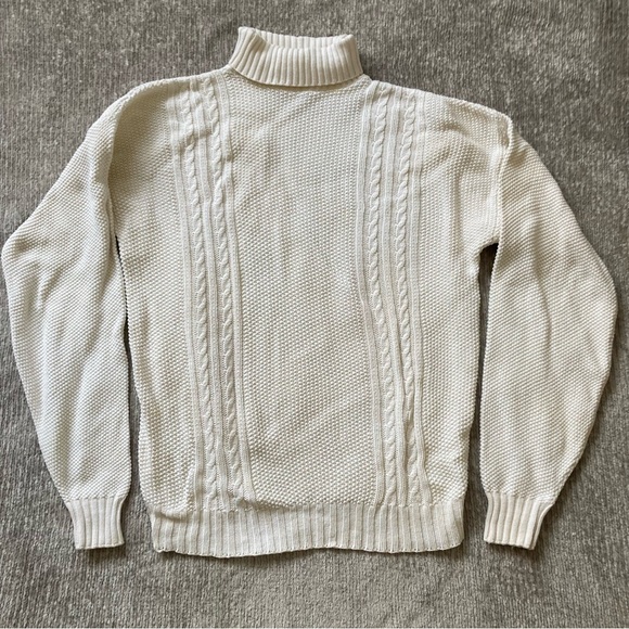 Lord Jeff | Sweaters | Vintage Lord Jeffs Cable Knit Turtleneck Sweater ...